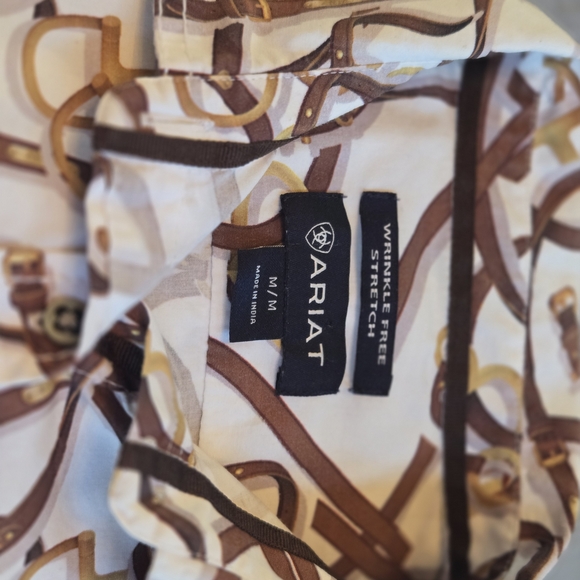 Ariat | Tops | Ariat Equestrian Print Shirt | Poshmark